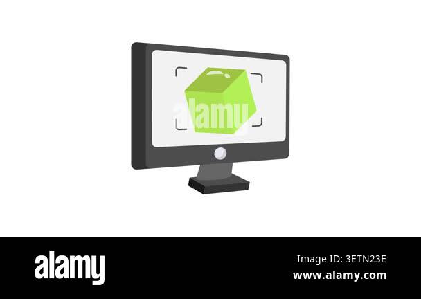 A well designed 3d software animated icon, designed in modern style ...