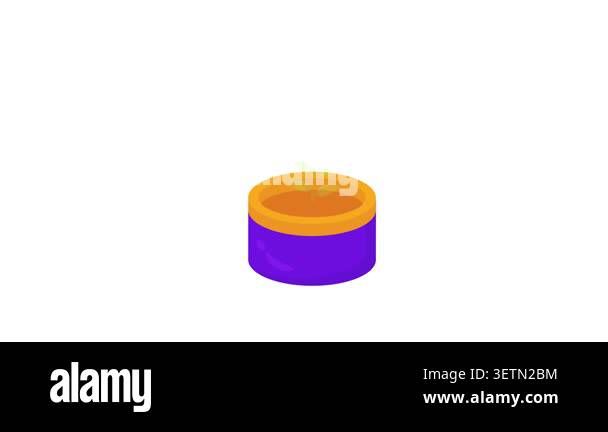A well designed 2d animated icon of houseplant growing Stock Video ...