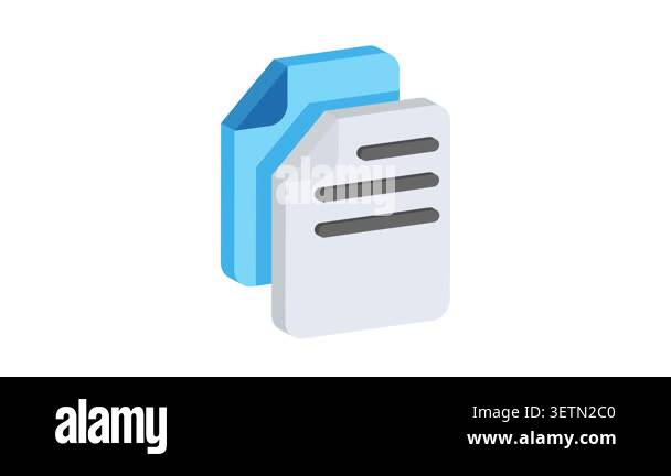 Well designed 2d animated icon of invoice showing applied discount ...