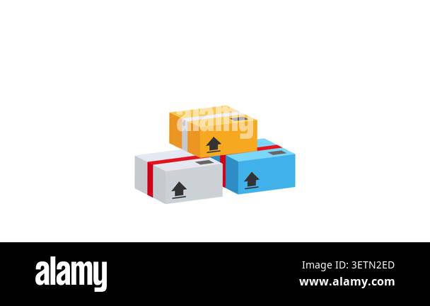 A visually engaging 2d animated icon of order discount Stock Video ...