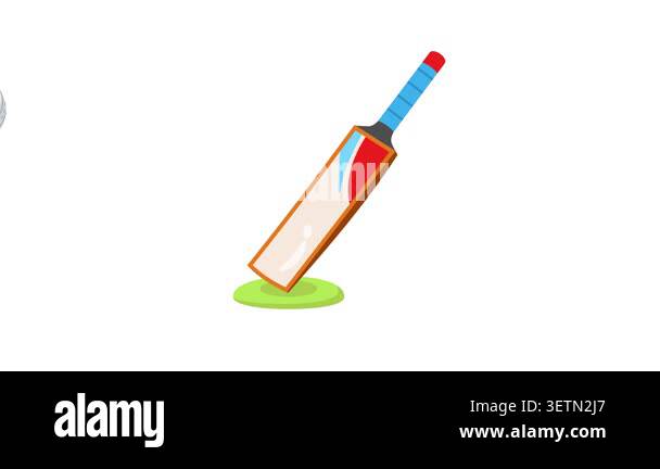 Get a glimpse of this amazing cricket 3d animated icon Stock Video ...