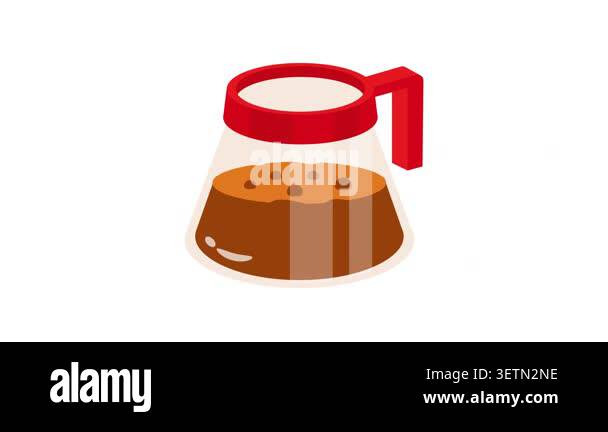 Take a look at this amazing animated icon of coffee carafe, ready to ...