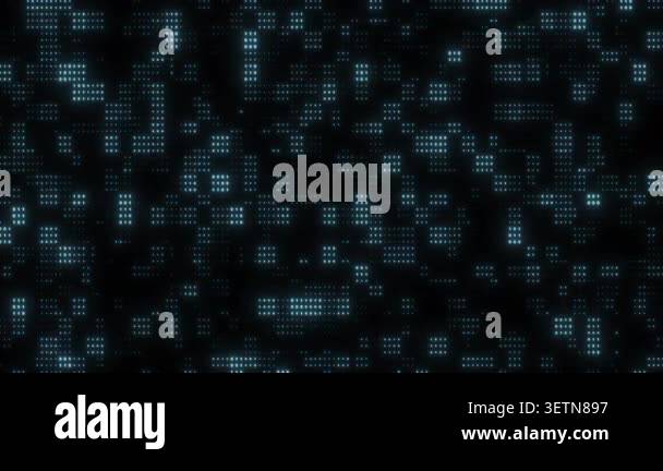 Abstract Program Code Moving In A Cyberspace Video Animated Background ...