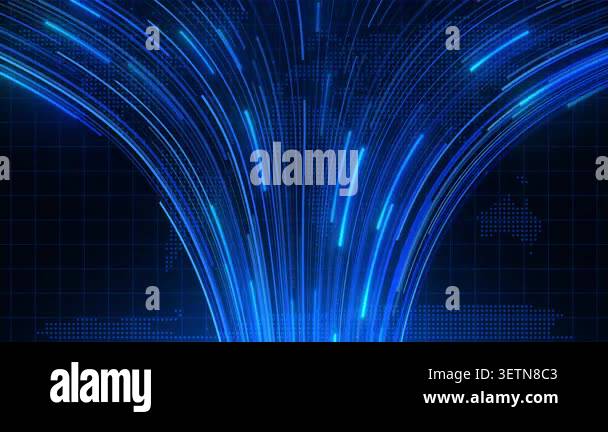 Blue light streak, Futuristic background for 5g or 6g technology ...