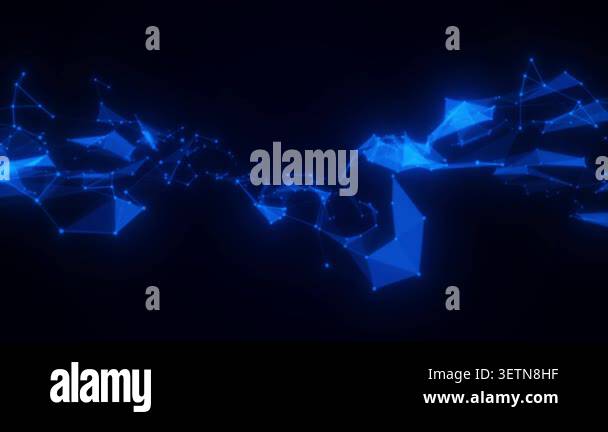 Plexus geometric technology video animated background Stock Video ...