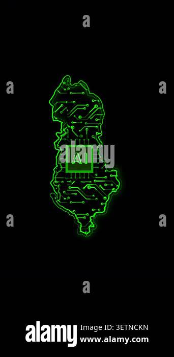 Mobile Vertical Resolution, 2160x3840 Pixels, Albania Country Map ...