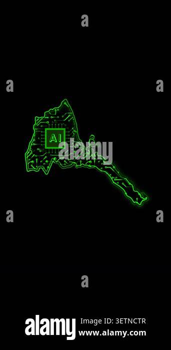 Mobile Vertical Resolution, 2160x3840 Pixels, Eritrea Country Map ...