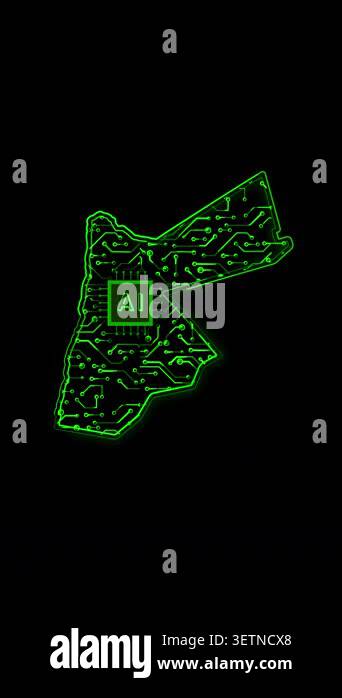 Mobile Vertical Resolution, 2160x3840 Pixels, Jordan Country Map ...