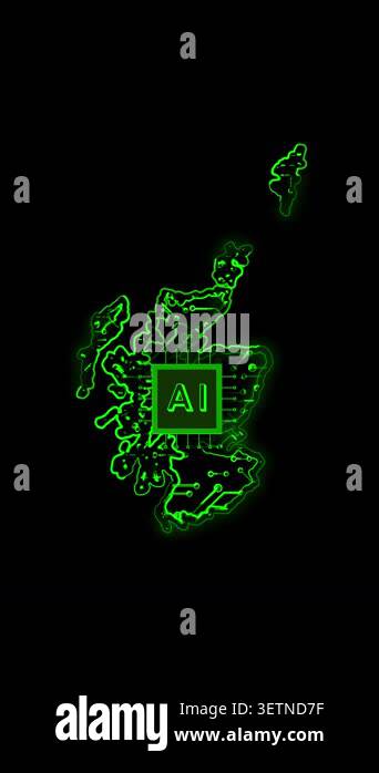 Mobile Vertical Resolution, 2160x3840 Pixels, Scotland Country Map ...