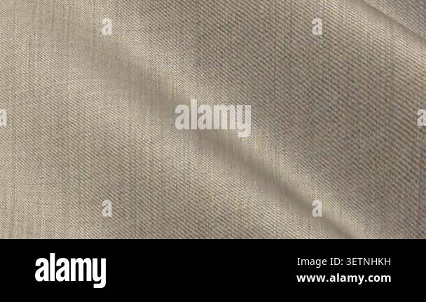 Italian Beige Taupe Twill Wool Fabric draping in soft neutral waves of ...