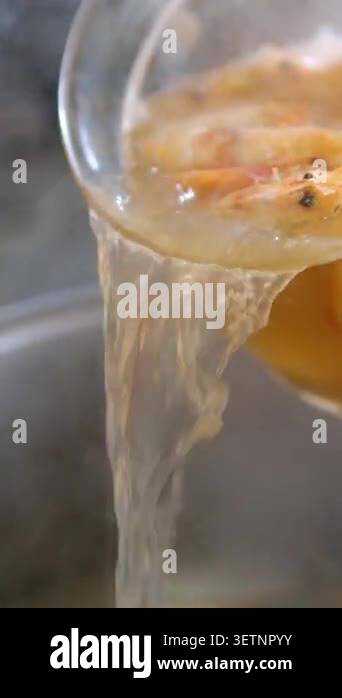 recipe cooking process video set to cook shrimp. boil shrimp pot. High ...