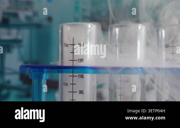 Test Tubes in the Chemistry Workshop Laboratory Stock Video Footage - Alamy