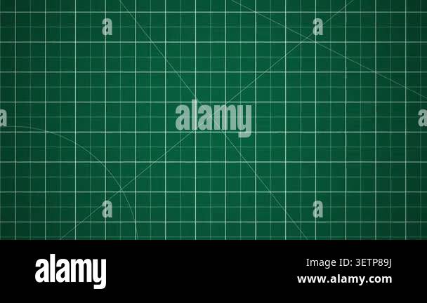Green High-quality HD animated background featuring a clean art cutting ...