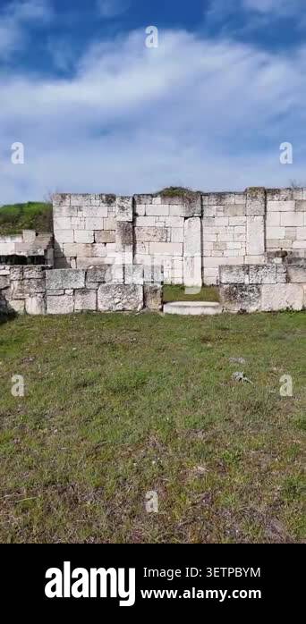 Ruins of Pella - capital city of Ancient Macedonian Empire, Central ...