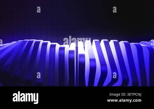 Futuristic synthwave background featuring smooth abstract flowing ...