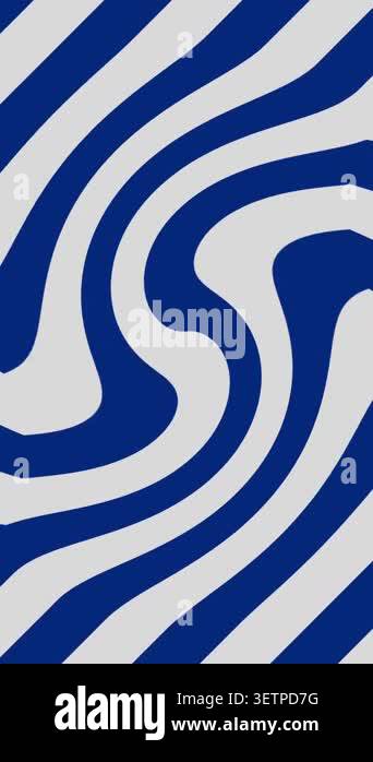 Abstract Blue White Wavy Stripe Loop Animation Background Stock Video ...