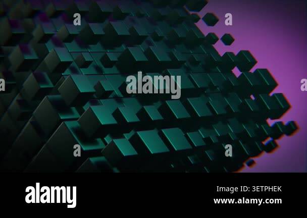 Abstract Geometric Shapes Flowing Seamlessly Animated 4K Loop ...