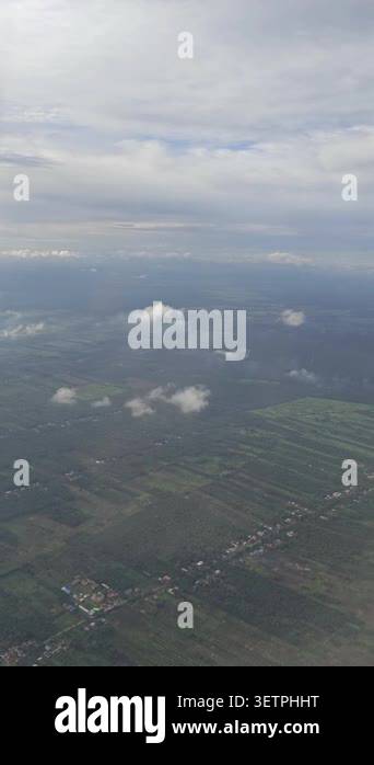 clouds in sky from plane, airplane flying over the clouds Stock Video ...