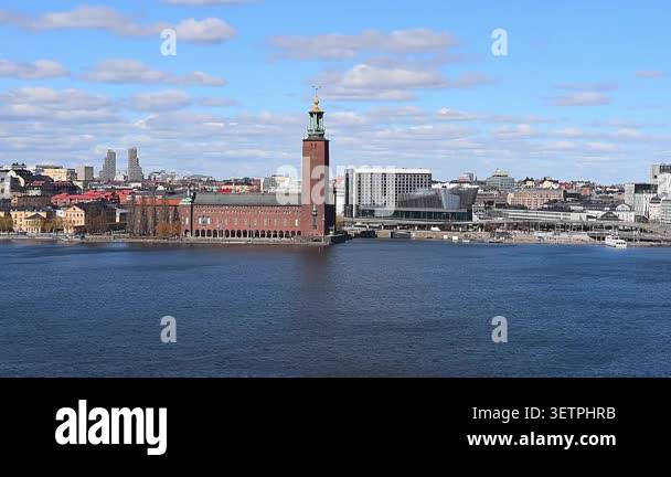 Panoramic view of Stockholm skyline in Sweden showcasing Scandinavian ...