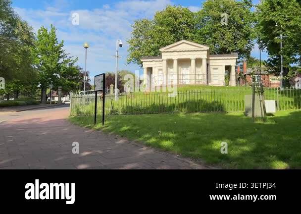 Entrance view of Forest Recreation Ground in Nottingham, England ...