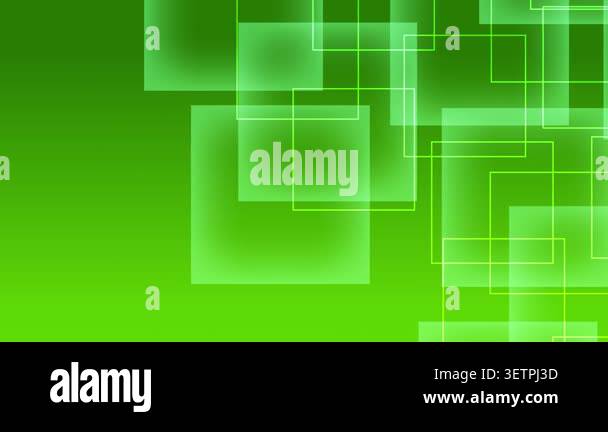 Geometric Squares in Green Motion 4K Stock Video Footage - Alamy