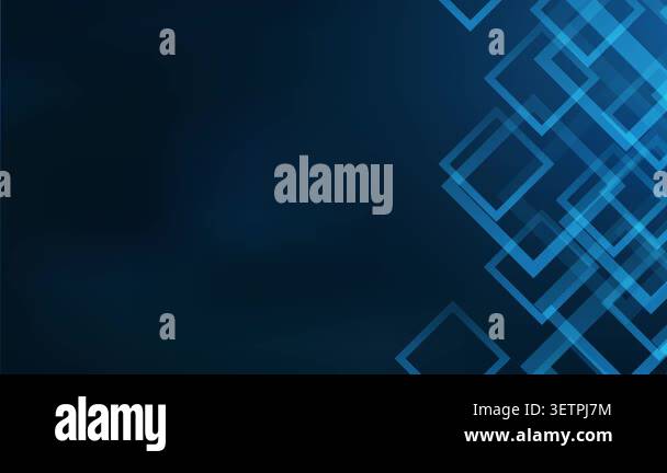 Blue Geometric Squares Abstract Motion 4K Stock Video Footage - Alamy