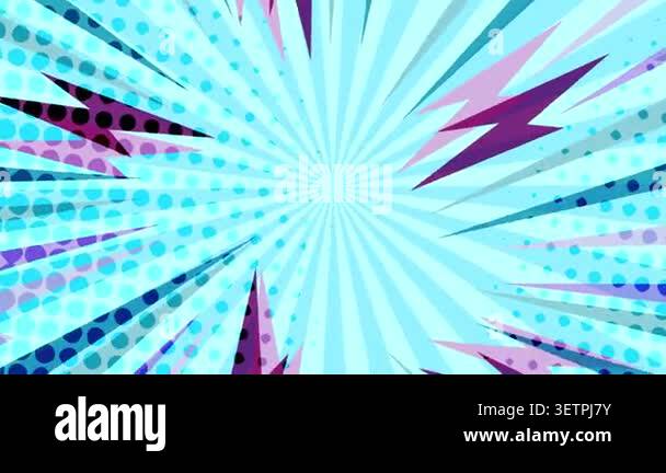 Comic Book Style Lightning Flash 4K Stock Video Footage - Alamy