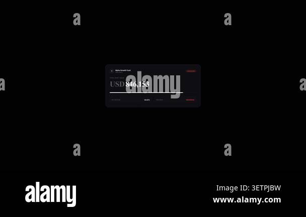 A minimalist dark-themed digital interface screen showing a transaction ...