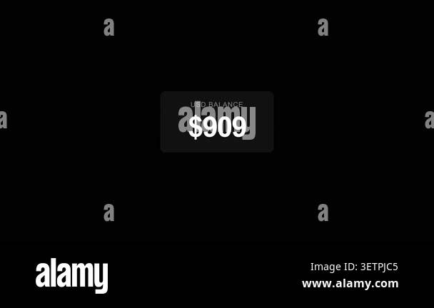 A minimalist digital interface design displaying a financial account ...