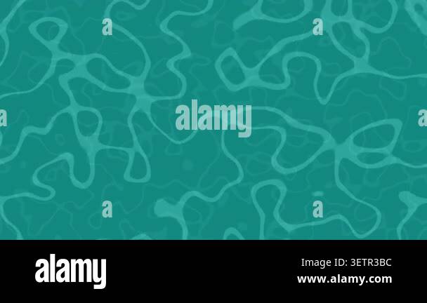 Tropical Pool Water Surface Animation, Flowing Turquoise Water Texture ...