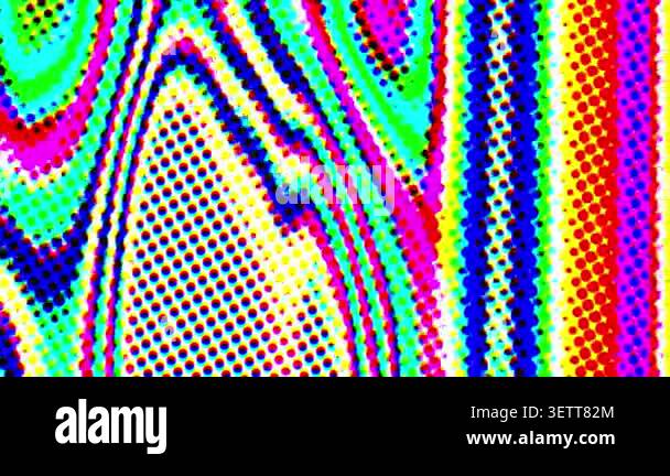 A dynamic abstract artwork featuring vibrant rainbow colors, flowing ...