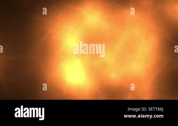 A vibrant depiction of fiery flames and swirling smoke with glowing ...