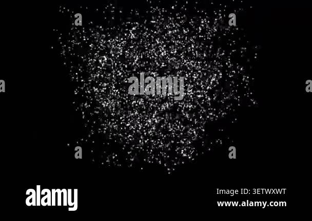 Animated mask shape reveal with glowing particles and smooth visual ...