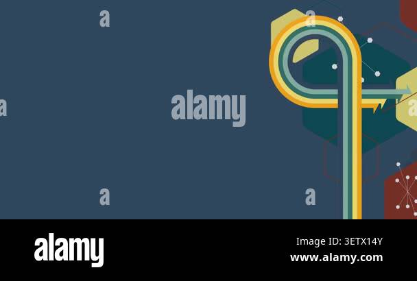 Retro 70s Background animation with Groovy 1970s art video ...