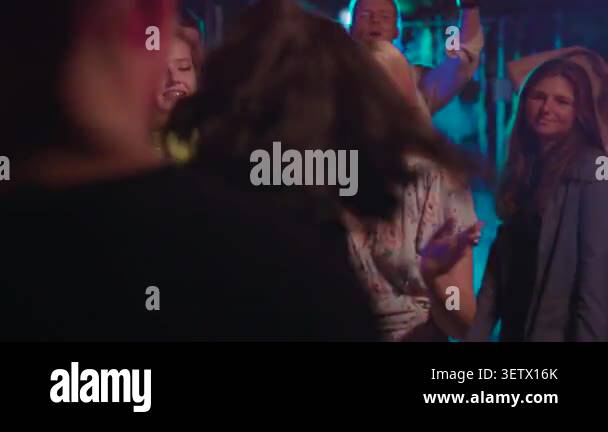 This energetic video showcases a vibrant club night with a diverse ...