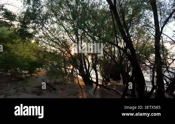 A romantic sea sunset, a tourist paradise, a place for relaxation Stock ...