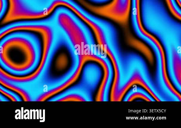 Twisted Blue Red 3D Strands Rotating Background Loop background with ...