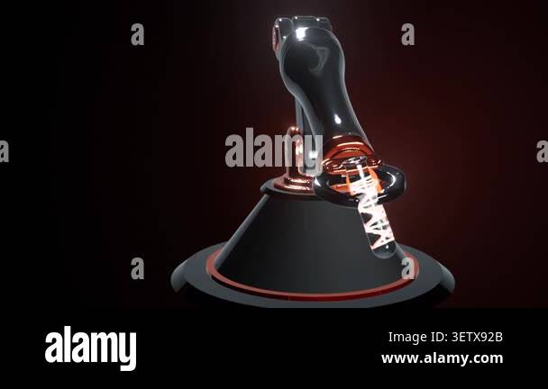 A heavy titanium pincer isolates a brilliant toxic hologram. Deep ...