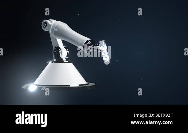 Clinical machinery evaluates a pristine biological sample ...