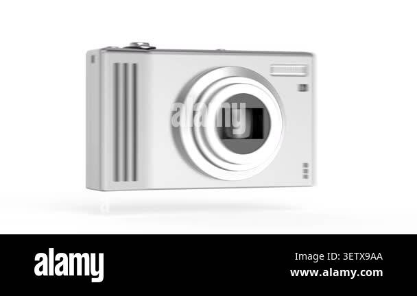 Taking photo with digital compact camera Stock Video Footage - Alamy