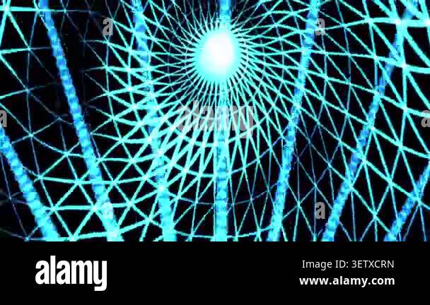 Beautiful Abstract loop animation background. Business Concept. Science ...