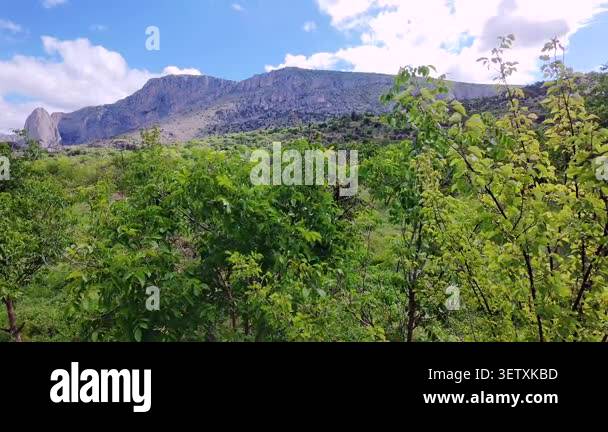 Harmankoy, famous for its canyon and cherry trees, is located in the ...