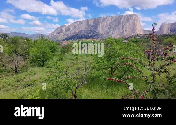 Harmankoy, famous for its canyon and cherry trees, is located in the ...