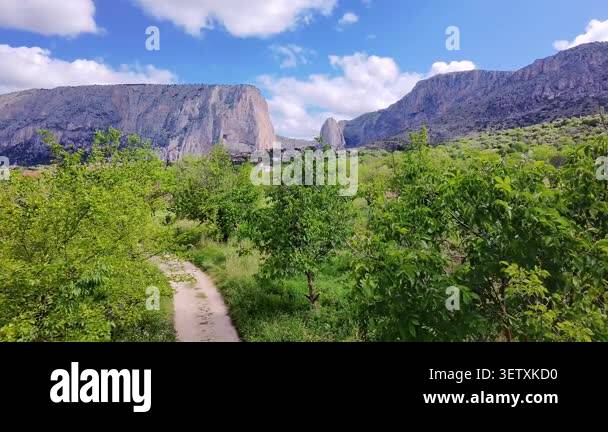 Harmankoy, famous for its canyon and cherry trees, is located in the ...