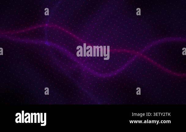 Neon purple and pink abstract glowing lines on dark background Stock ...