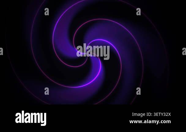 Abstract purple neon light shapes on black background Stock Video ...