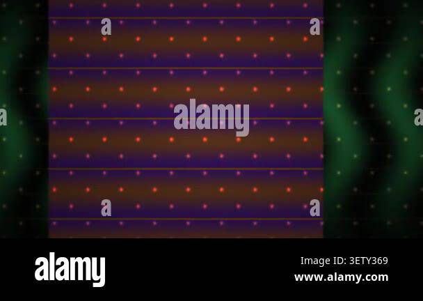 A colorful abstract design featuring horizontal stripes in purple ...