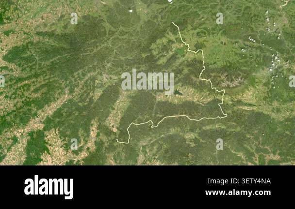 Zilinsky, Slovakia, extruded. Satellite Stock Video Footage - Alamy