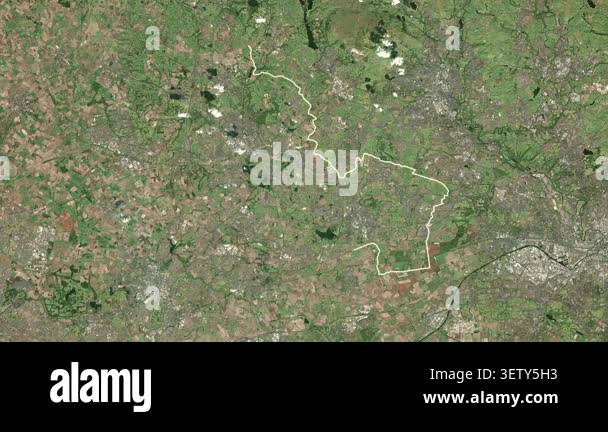 Wigan, England - Great Britain, extruded. Satellite Stock Video Footage ...