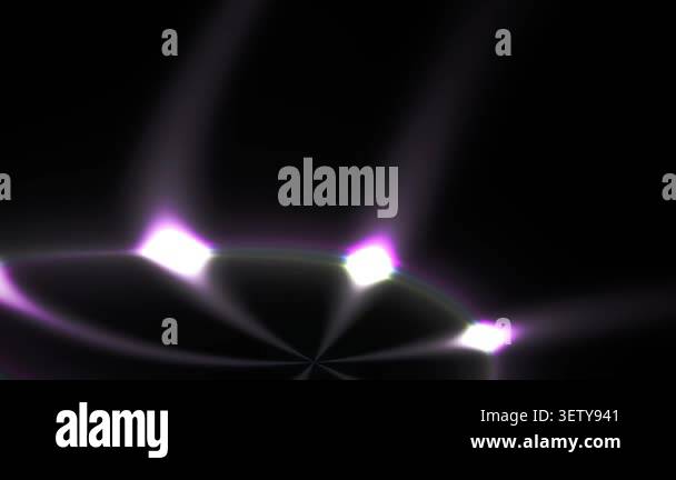 Glowing purple light beams on a dark background, abstract visual effect ...